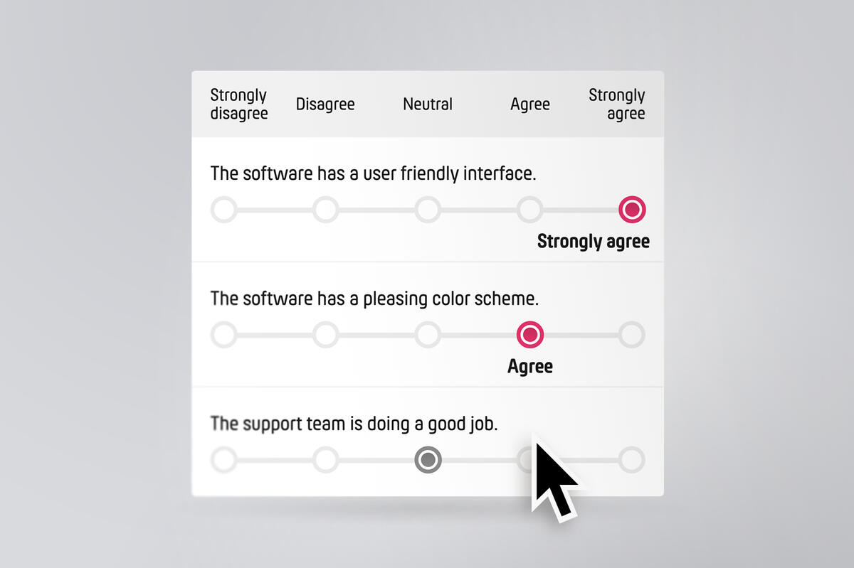 Free matrix and likert scale survey creator